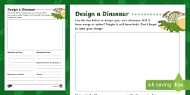 Dinosaur Writing Prompts - Descriptive Writing Prompt