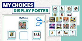 Free Play, Choice Board, Choosing Activities
