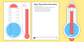 FREE! - Thermometer Temperature Display Poster - heat, classroom display