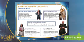 Matilda Template | Roald Dahl’s Matilda The Musical | Twinkl