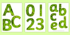 Numeracy with numbers Display Lettering - Numeracy with Numbers Display