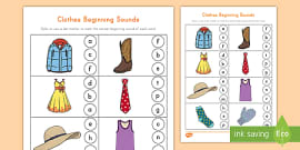 Zoo Animals Beginning Sounds Activity (teacher made)