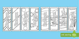 FREE! - Poppy Name Simple Colouring Bookmarks (Teacher-Made)