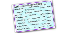 Chocolate Word Mat - Chocolate Words (teacher made) - Twinkl