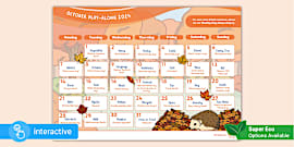 October Events Calendar 2024 (teacher made) - Twinkl