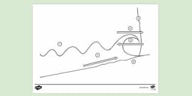 FREE! - Wave Colouring Sheet | Colouring Sheets - Twinkl