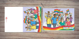 Pride Crossword (teacher made) - Twinkl