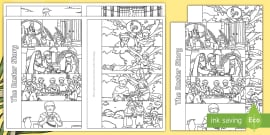 FREE! - Easter Story Writing Frames - BBC Teach - Year 1 & 2 - Literacy