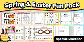 Easter Adapted Craft for Special Education