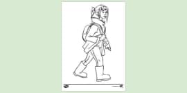 Ugg Boots Colouring Sheet (Teacher-Made) - Twinkl