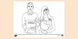 Globe Colouring Sheet - Colouring Pages (teacher made)