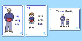 My 'Ng' Sound Family Flashcards