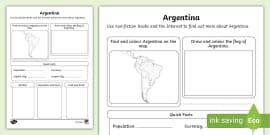 Argentina Word Search, Argentina Wordsearch, Argentina