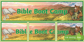 Vacation Bible School: Bible Boot Camp Pack (Teacher-Made)