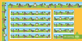 Wolf Page Border | Page Borders | Twinkl