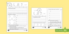 Trasarea literei „r” de mână - Fișă de activitate
