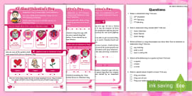 5th Grade Origins of Valentine’s Day Reading Comprehension