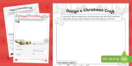 Design a Christmas Tree Worksheet (l'enseignant a fait)