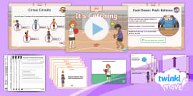 👉 Ball Skills Year 1 | Multi-Skills PE Lesson | KS1 | Twinkl