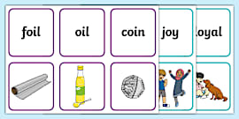 Alternative Spellings oy/oi Table Worksheet