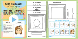 FREE! - Self Portraits Display Banner (teacher made)