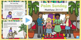 Holy Week Easter Story Timeline PowerPoint for Children