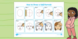 Self-Portrait Frame Templates - Primary Resources
