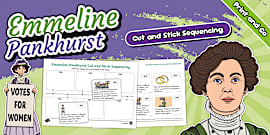 Emmeline Pankhurst Fact File Template - Twinkl