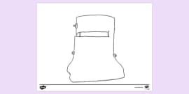 FREE! - Ned Kellys Helmet Colouring | Colouring Sheets