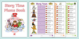 Role-Play Phone Book - Twinkl