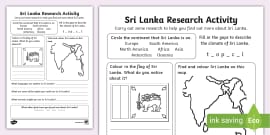 KS2 Sri Lanka Fact Cards (teacher made) - Twinkl
