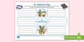 St Andrews Day Word Mat