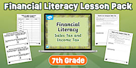 7th Grade Financial Literacy Lesson Plan | Twinkl USA