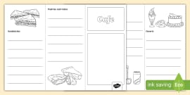 Menu Template,Design a Menu, Menu (teacher made) - Twinkl