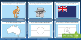 Australian Desert Habitat Playdough Mats