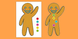 * NEW * The Gingerbread Man Stick Puppets | Gingerbread Man Pictures