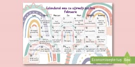 Calendar literar | Scriitori români | Twinkl