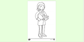FREE! - Mr Happy Colouring Sheet (teacher made) - Twinkl