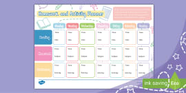 Editable Sample Timetable (teacher made) - Twinkl