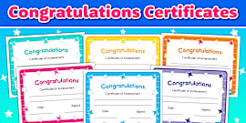 Good Job Certificate