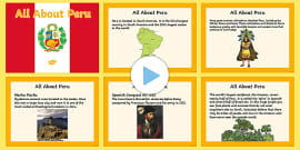 *KS2 Peru Fact Cards*