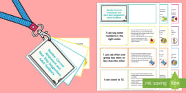 Lanyard-Sized EYFS Reading Attainment and Next Step Cards