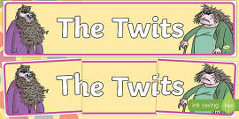 FREE! - Word Mat to Support Teaching on The Twits - Twinkl
