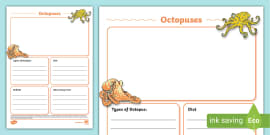 Animal Fact File Template | Primary Science | Animals