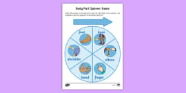 FREE! - Counting Our Body Parts Cut-Out Activity