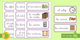 Tarjetas de vocabulario: El verano (teacher made) - Twinkl