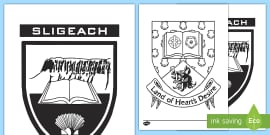 County Cork Crest Colouring Pages (Teacher-Made) - Twinkl