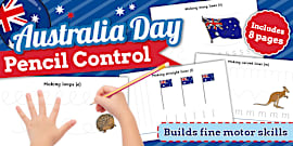 Australia Day Colouring Pages Printable | Twinkl
