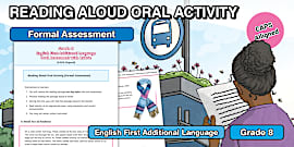 Grade 8 English FAL Prepared Reading Assessment Sheet with Memo (CAPS ...