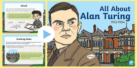 KS2 Alan Turing and Enigma PowerPoint (teacher made)
